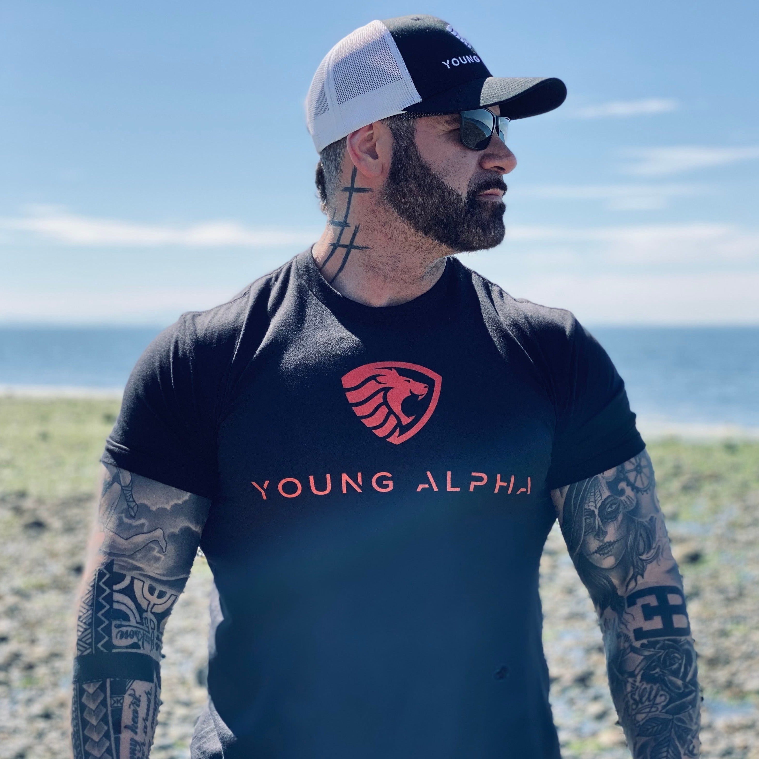 Young Alpha Teen/Adult Tee, Burnt Orange
